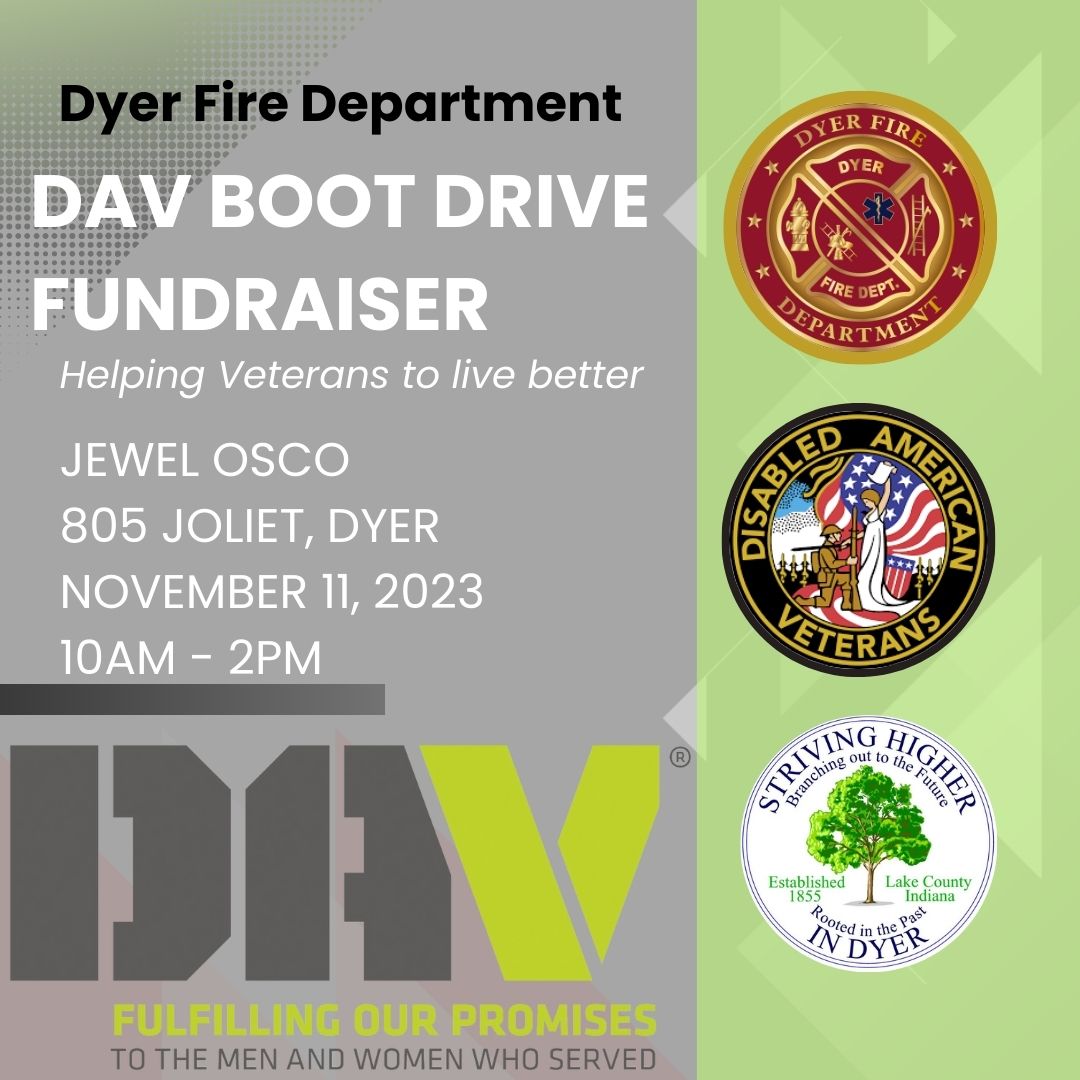 Veteran's Day - DAV Boot Drive - Town of Dyer